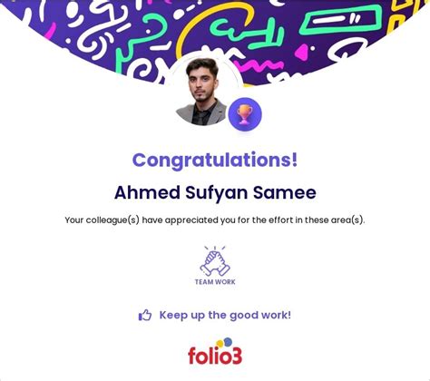 ahmed sufyan samee 🍉 on linkedin professionalgrowth teamwork folio3 folio3software