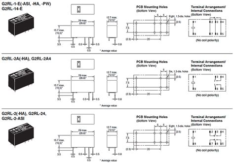G2rl Pcb Relays Omron Electronics Mouser