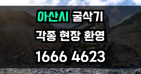아산시 굴삭기 포크레인 농업부터 개발까지 믿을 작업