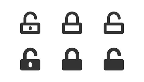 Premium Vector Padlock Icon Lock And Unlock Web Sign Password Privacy Safety Symbol In Vector Flat