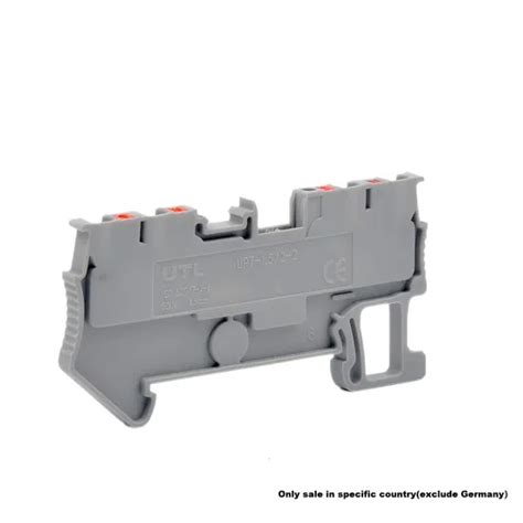 Upt 152 2 Quattro Type Fast Push In Connection Pluggable Wiring Clamp