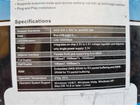 Usb Ethernet Adapter Mbps Computers Tech Parts Accessories Cables
