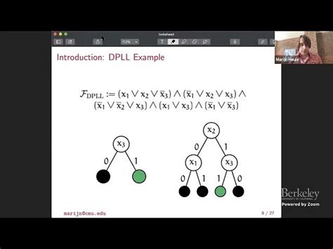 Free Video Look Ahead Sat Solvers Smart Vs Fast From Simons Institute Class Central
