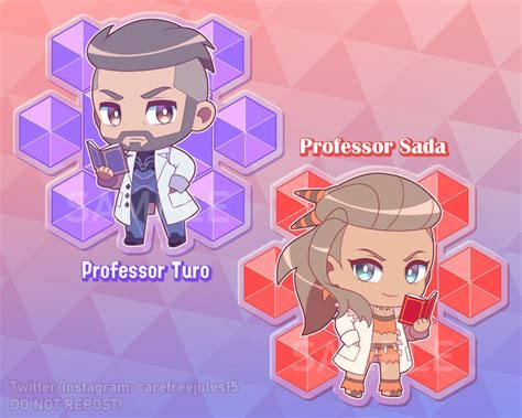 Professor Sada And Professor Turo Keychains By Carefreejules15 On Deviantart