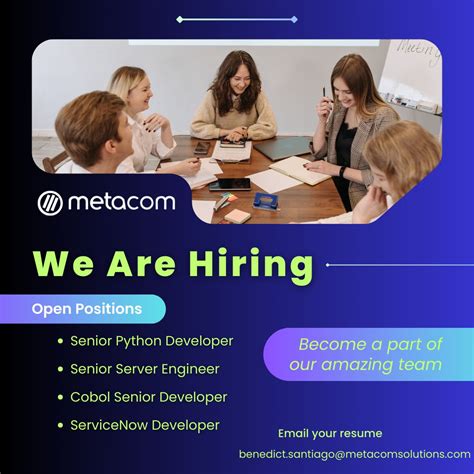 Benedict S On Linkedin Servicenow Snow Cobol Wearehiring Metacom