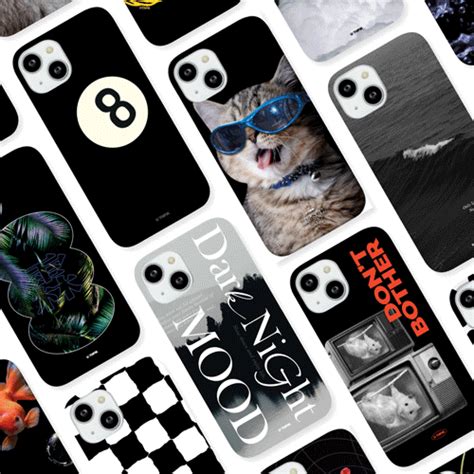 ⚡배송 모음전 이벤트 유스픽 블랙 컨셉 디자인 하드케이스 선물 커플 우정 친구 생일 여자 남자 다크 코디 키치 감성 무드 힙 심플 펜시 스타일리시 인기 아이템