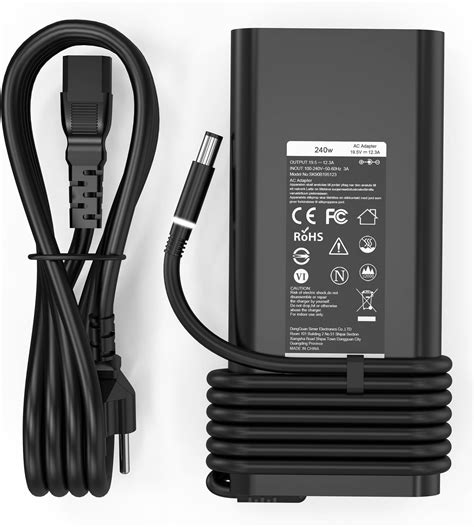 Amazon Com Dell Gan Laptop Charger W Watt Barrel Mm Tip Ac Power Adapter La Pm