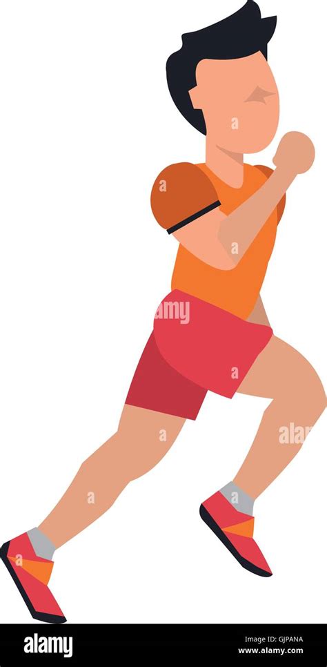 Running Man Icon Stock Vector Image Art Alamy