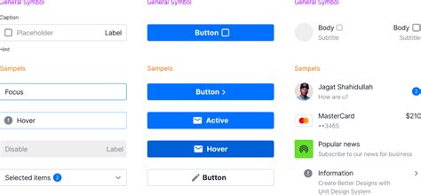 Unit UI Kit Free Sketch Resource Sketch Elements