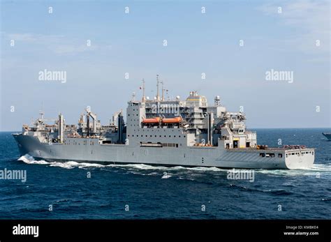 The Dry Cargo And Ammunition Ship Usns Alan Shepard T Ake 3 Pulls