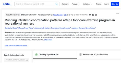 Running Intralimb Coordination Patterns After A Foot Core Exercise Program In Recreational Runners