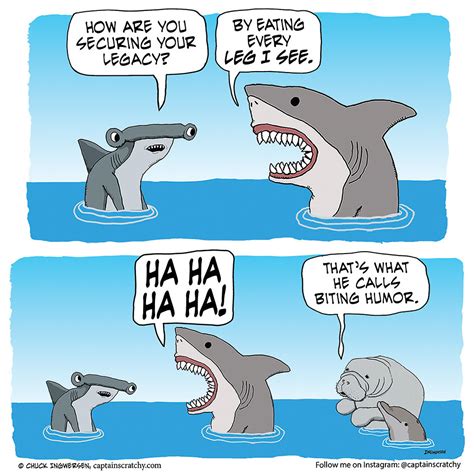 Great White Sharks Pun Is A Jaw Dropper