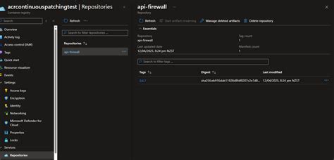 azure container registry continuous patching for security luke geek nz