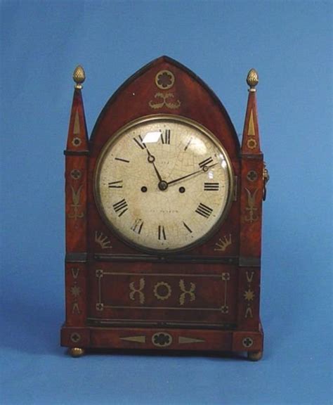 English Rosewood Bracket Clock Clockpricescom