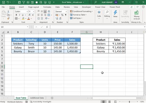 Excel Table Xl N Cad