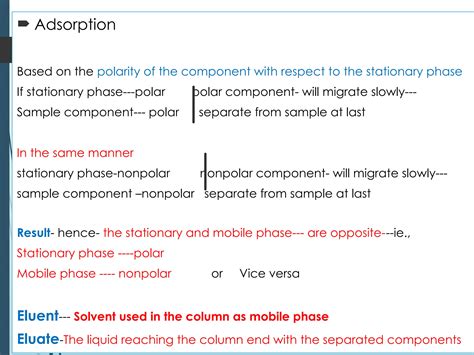 Adsorption And Partition Column Chromatography Pptx