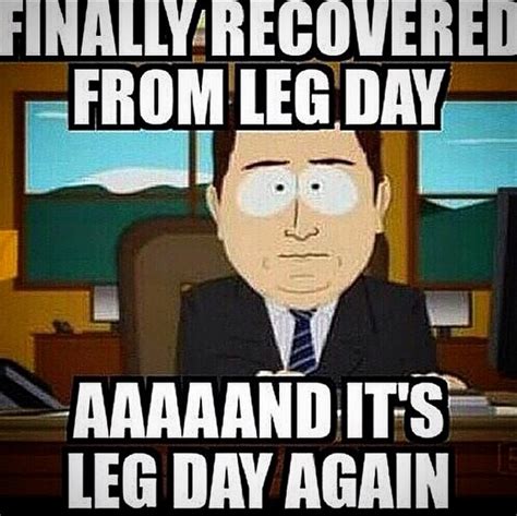Aaaand Its Leg Day Again Workout Humor Workout Memes Workout