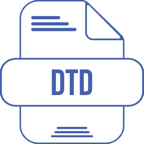 Dtd File Generic Color Outline Icon