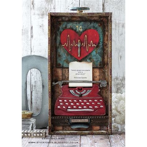 Tim Holtz Sizzix Alphanumeric Tiny Type Upper Thinlits Die Set 664406