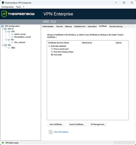 Managing Certificates