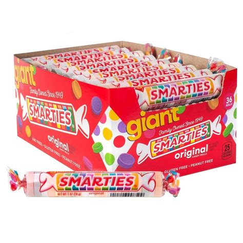 Candy Bulk Smarties Candy Rolls 2 Pound Bag Vegan And Gluten Free