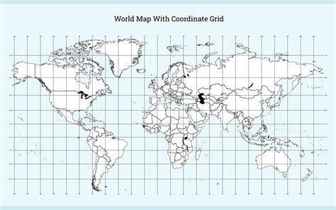 Blank World Maps With Grid 10 Free PDF Printables Printablee