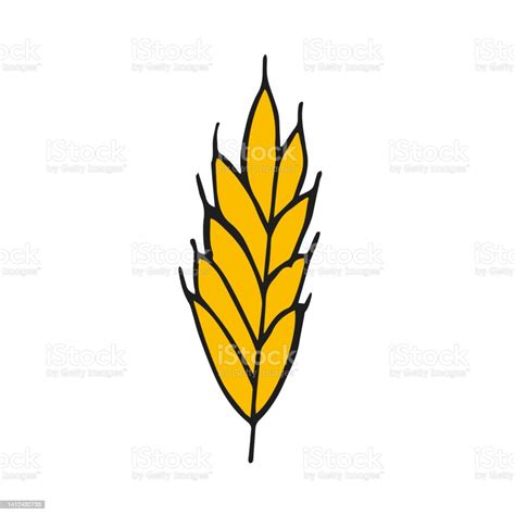 옥토버 페스트 2022 맥주 축제 흰색 배경에 손으로 그린 낙서 노란 밀 귀 독일 전통 휴일 10월에 대한 스톡 벡터 아트 및