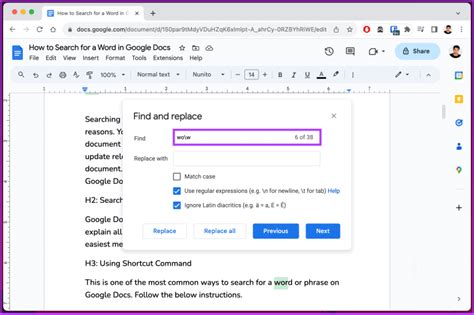 How To Search For A Word In Google Docs On Desktop And Mobile Guiding Tech