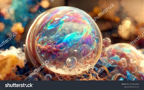 Embryo Cell Bubble Fluid Growth Microbiology Stock Illustration