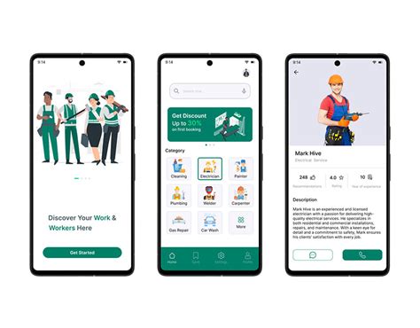 HandymaN App Behance