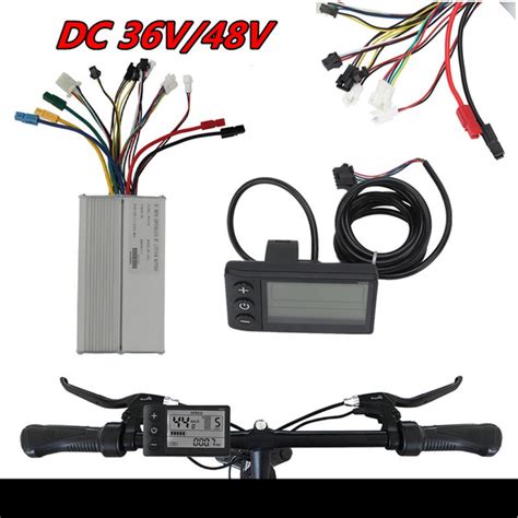 Dc 36v 48v Electric Scooter Bike 30a Controller S866 Lcd Display Panel Kit For 1000w Motor Wish