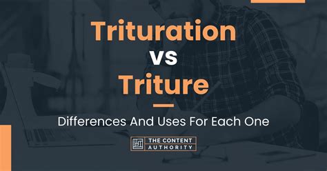 Difference Between Grinding And Trituration At Becky Uhl Blog