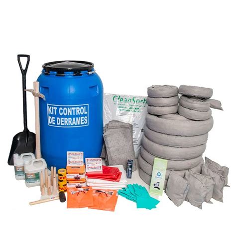 Kit Básico Para Control De Derrames Universal 120 Galones