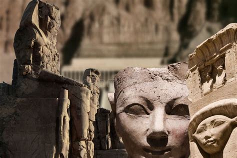 In Luxor The Two Enormous Twin Statues The Colossi Of Memnon