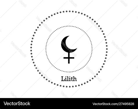 Black Moon Lilith Symbol