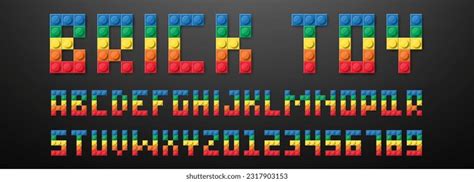 Lego Block Font
