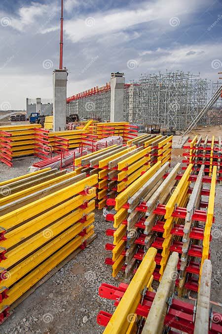 Beam Transom System And Scaffolding Stock Image Image Of Elevator Shaft 259280525