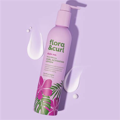 Flora And Curl Sweet Hibiscus Curl Activating Lotion Sunshine Curls