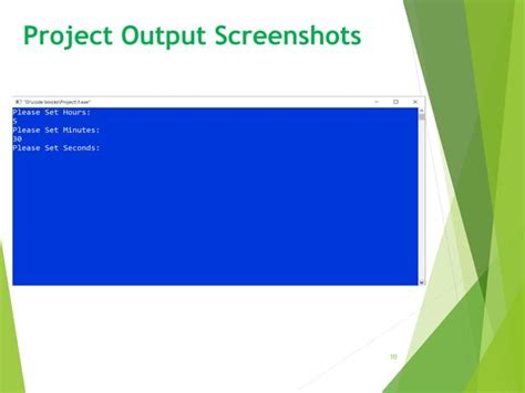 Digital Clock Project In C Ppt