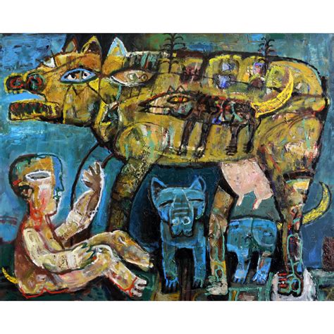 Купить картину Желтые хвосты в Москве от художника Терегулов Айрат