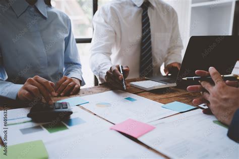 Brainstorming Group Of Business People Marketing Plan Research Team