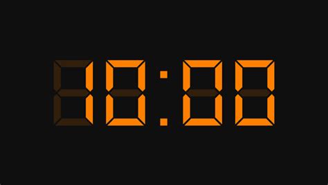 Countdown 10 0 Orange Stock Footage Video 100 Royalty Free 152485