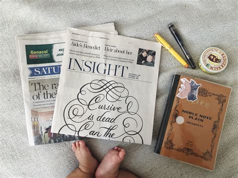 Cursive Is Dead In The Toronto Star Wonder Pens