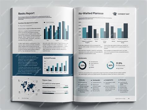 Financial Data Document Graph Chart Report Statistics Marketing Research Development