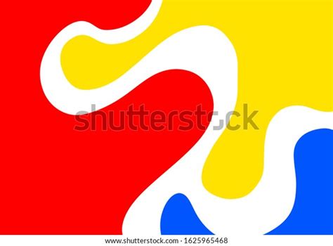 Three Primary Color Blobs Shapes Stock Illustration 1625965468
