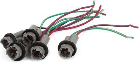 Uxcell 5 Pcs T15 Socket Car Led Light Bulb Holder Connector Extension Automotive