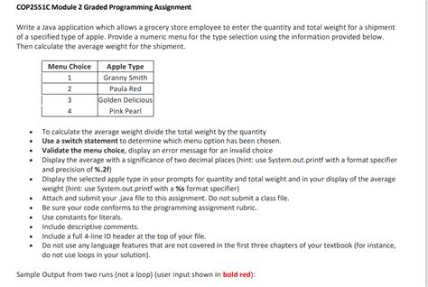 Solved Cop2551c Module 2 Graded Programming Assignment Write