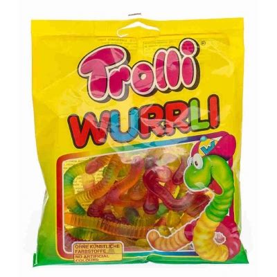 Купить мармелад Trolli Неоновые Червячки жевательный фасованный Wurrli 150г