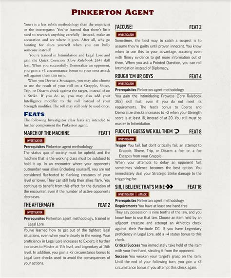 New Pf2e Investigators Subclass Just Dropped Everybody R Dndmemes