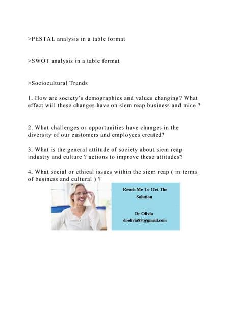 Pestal Analysis In A Table Formatswot Analysis In A Table Fodocx